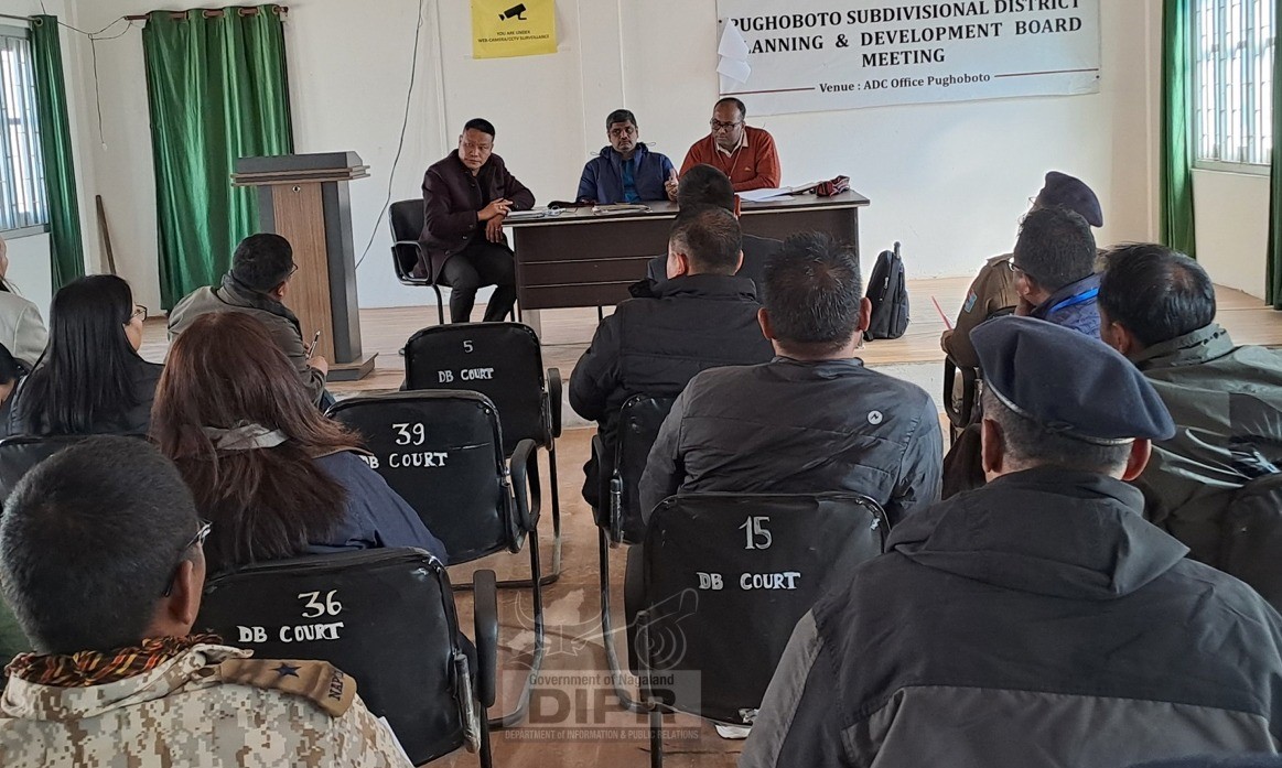 COORDINATION MEETING HELD AT PUGHOBOTO | DIPR Nagaland-Department of Information & Public ...